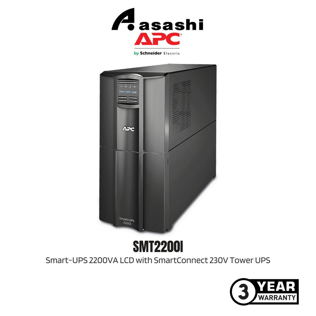 APC SMT2200I / SMT2200IC Smart-UPS 2200VA LCD 230V Tower UPS ...