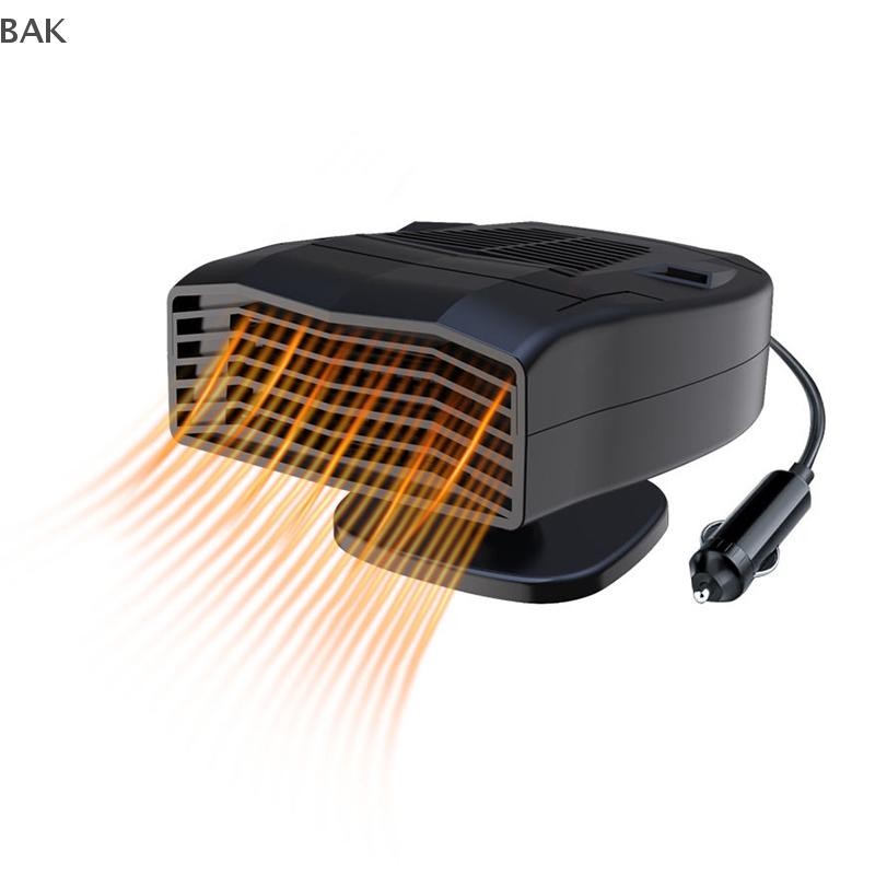 BAK 12V/24V Car Heater Multipurpose Electric Dryer Windshield Demister ...