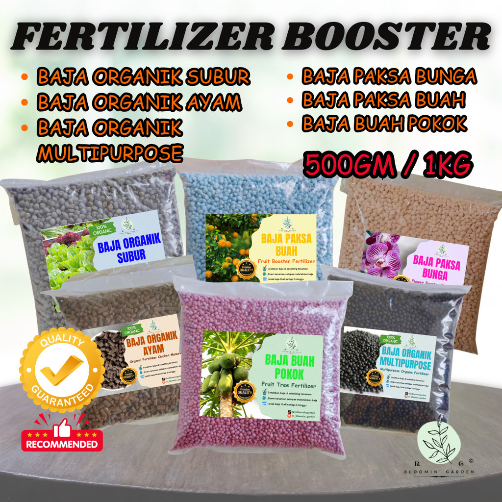 Organic Fertilizer Flower Fertilizer Vegetable Fruit Baja Buah Baja ...