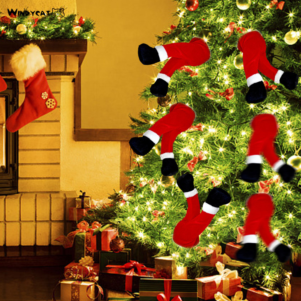 Christmas Tree Legs Adorable Elf Leg Ornament Christmas Elf Leg Tree ...