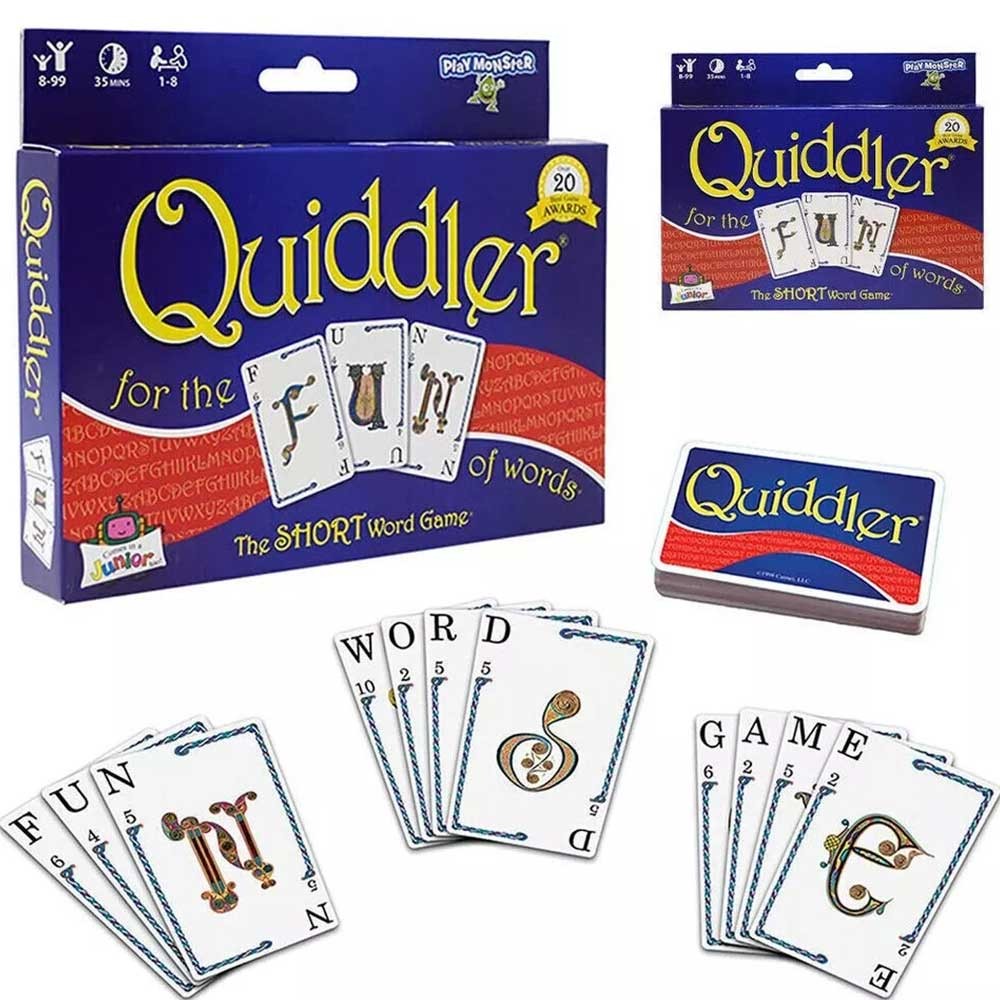 Quiddler Game Cards The SHORT Word Game Card Game | Shopee Malaysia