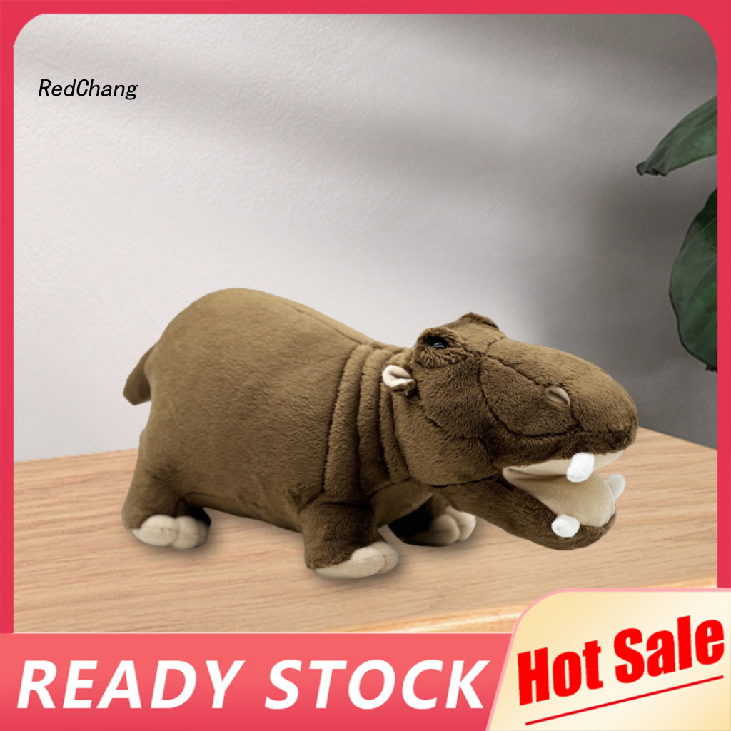 RC~ Cute Plushies for Kids' Bedroom Playroom Decorative Hippo Figurine ...