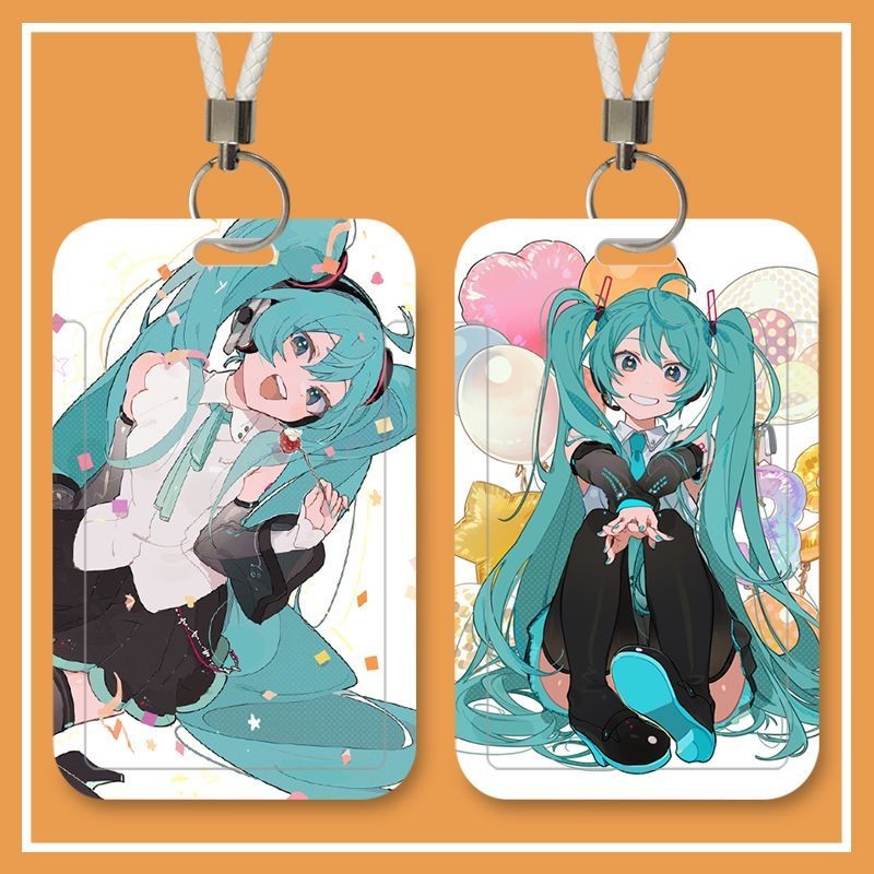 [Cute Card Holder Ready Stock] Hatsune Miku Cartoon Cute Student Slide ...