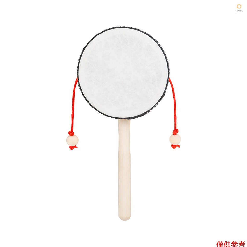4-inch Rattle-drum Wooden Shaking Drum Rattle Spin Drum Hand Shaking ...