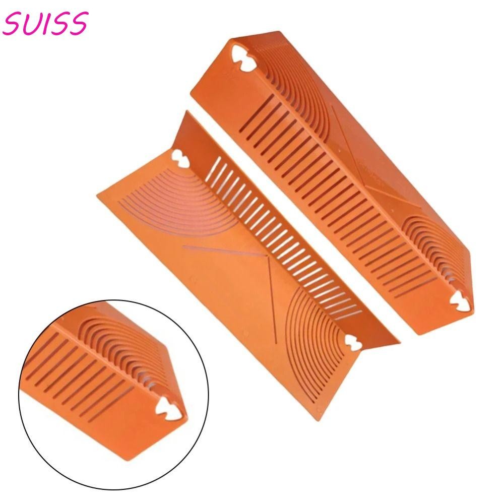 SUISS Four-sided Ruler, Smooth Arcs Metal Marking Square Tube Folding ...