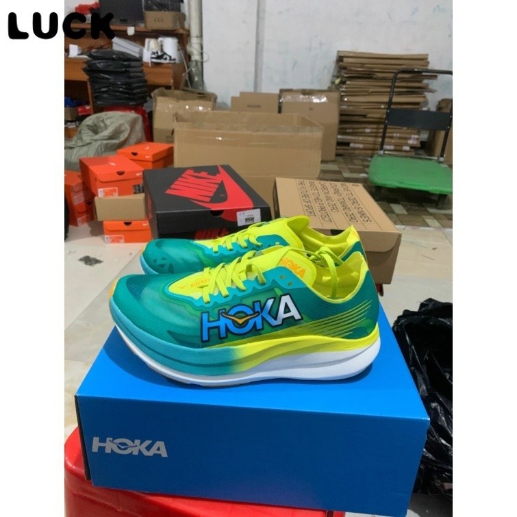 ZQAU Ready Stock HOKA ONE ONE Unisex Rocket X 2 Shock Absorption ...