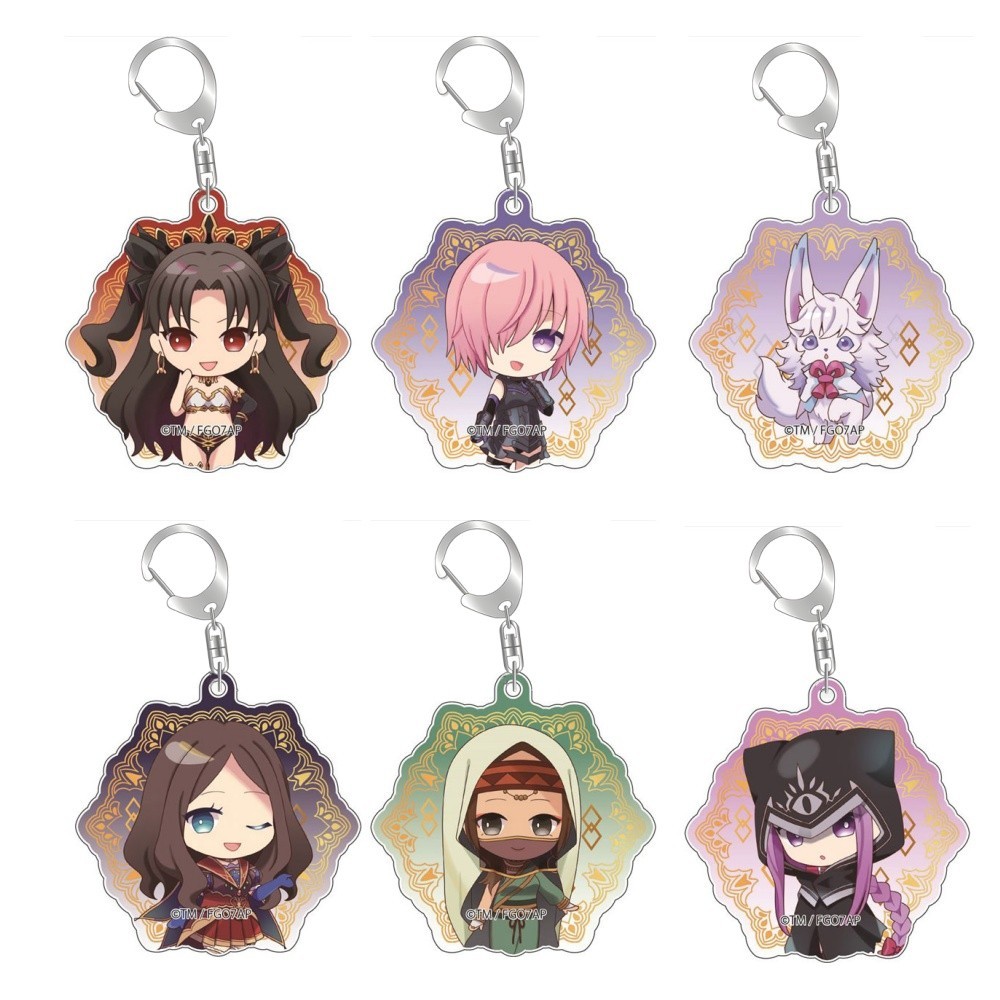 Keychain, Standee Model Anime Fate Grand cute chibi version Study Desk ...