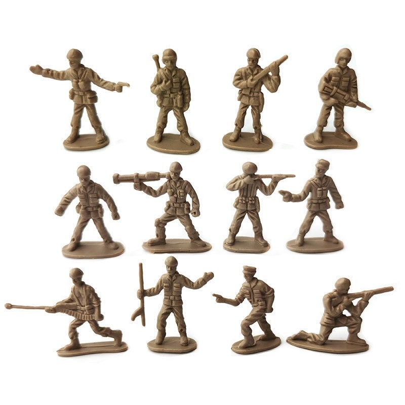 1/72 World War II Little Soldier Soldier Model Set Plastic Soldier War ...