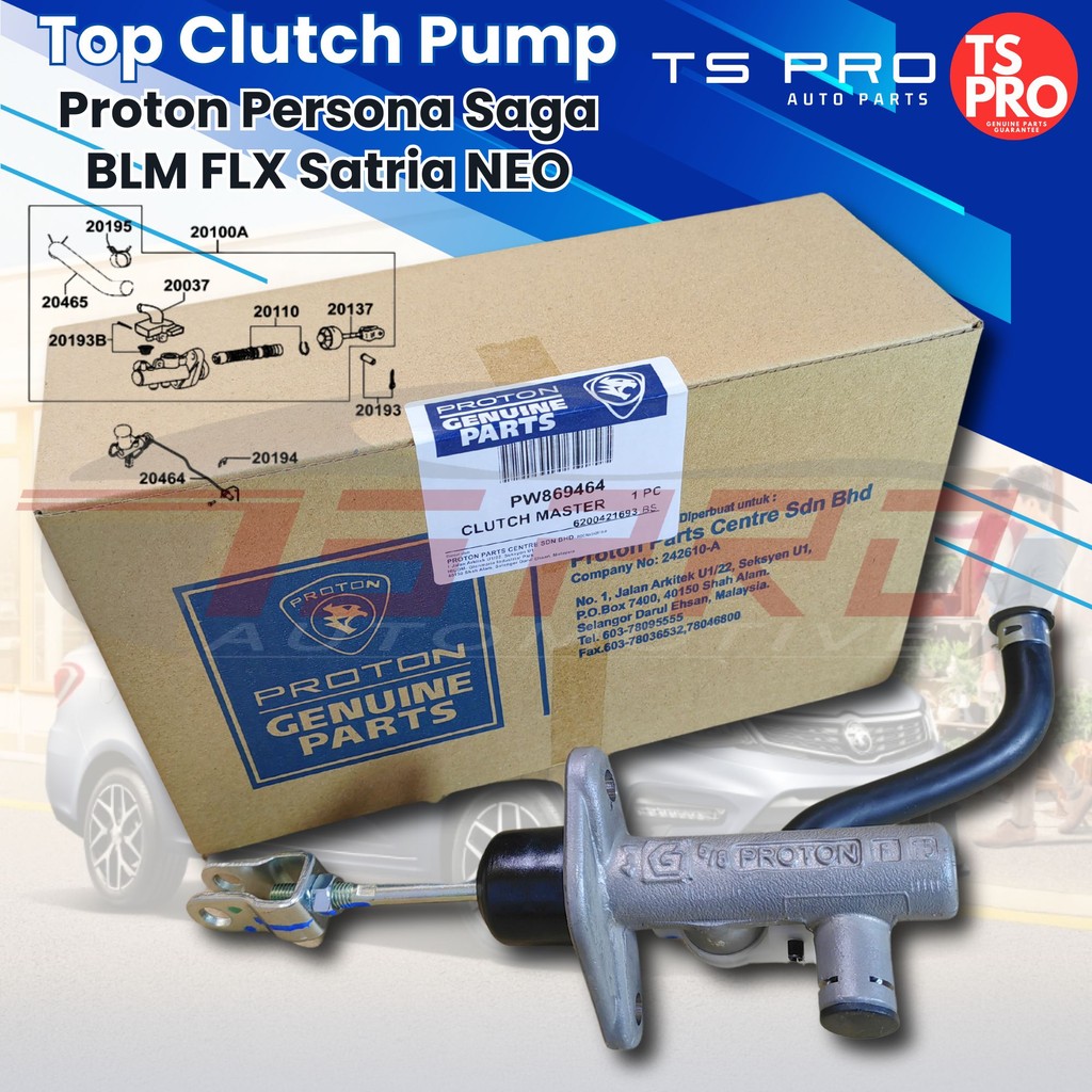 Proton Persona Saga BLM FLX Satria NEO Genuine Top Clutch Pump (Clips ...
