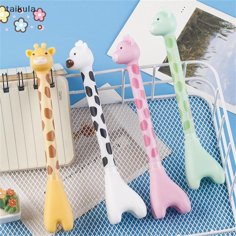 QwQ Funny Standing Giraffe Pen Stationery 0.38mm Pretty Aesthetic Cute ...