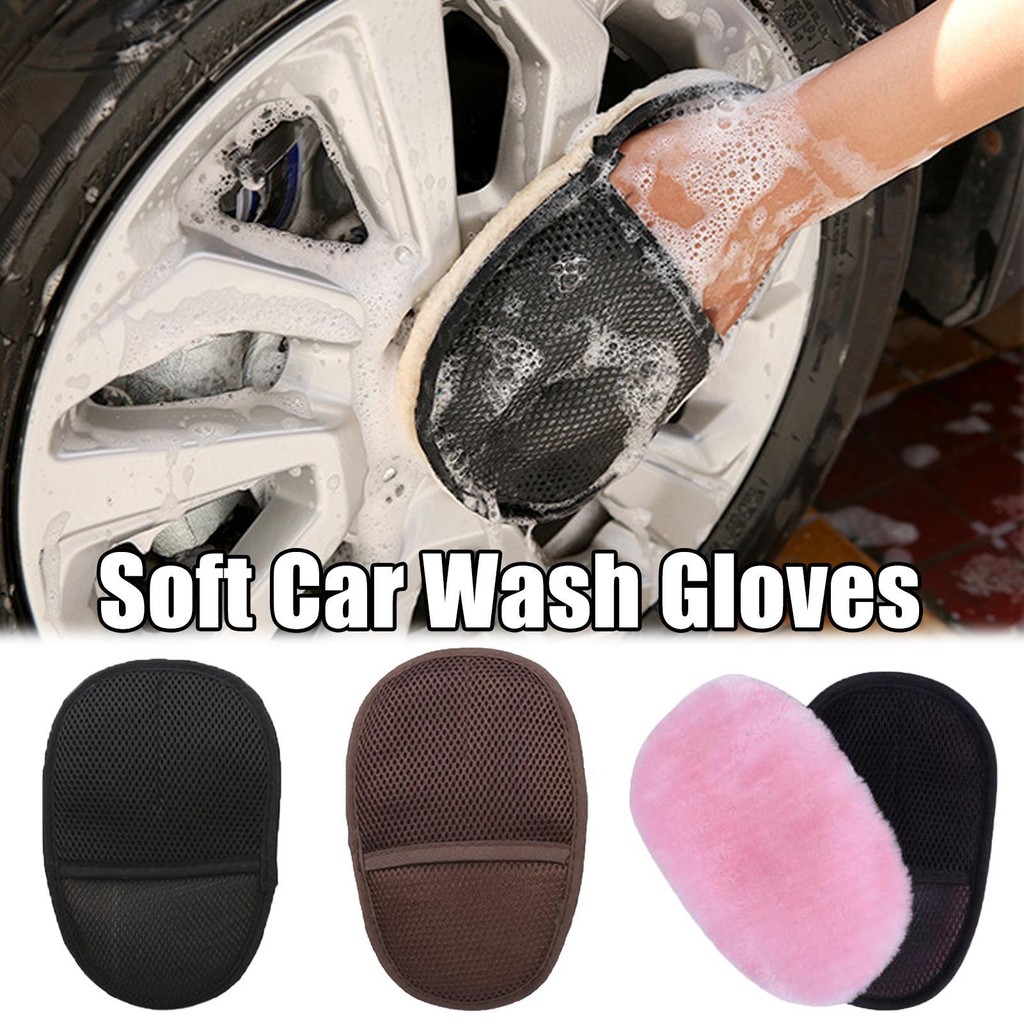 Soft Car Wash Gloves Microfiber Car Wash Mitt Soft Wash Mitt Car Wash ...
