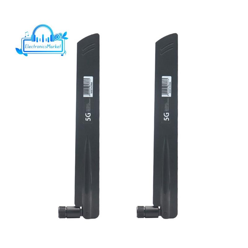 2 Pcs 3G 4G 5G Antenna 600-6000MHz 18DBi Gain SMA Male for Wireless ...