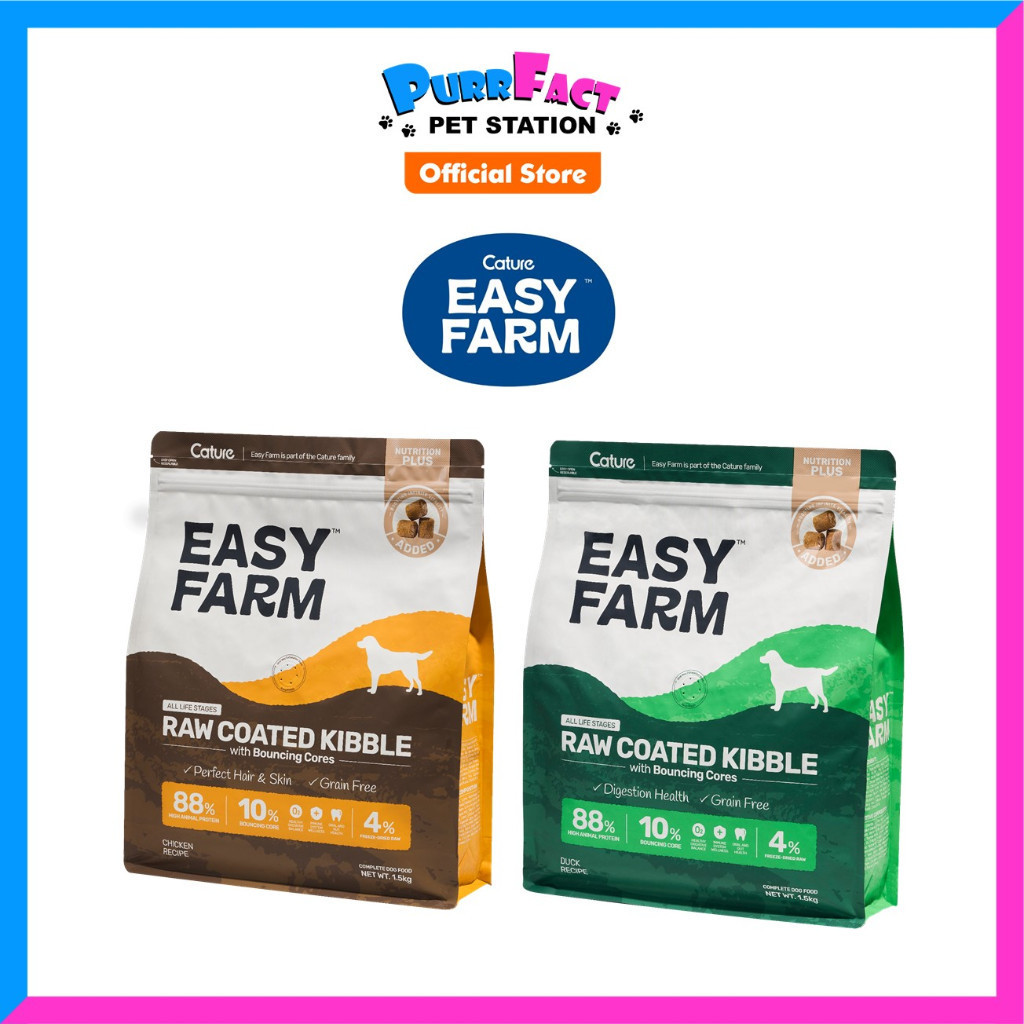 Cature Easy Farm Raw Coated Dog Kibble 1.5kg | Shopee Malaysia