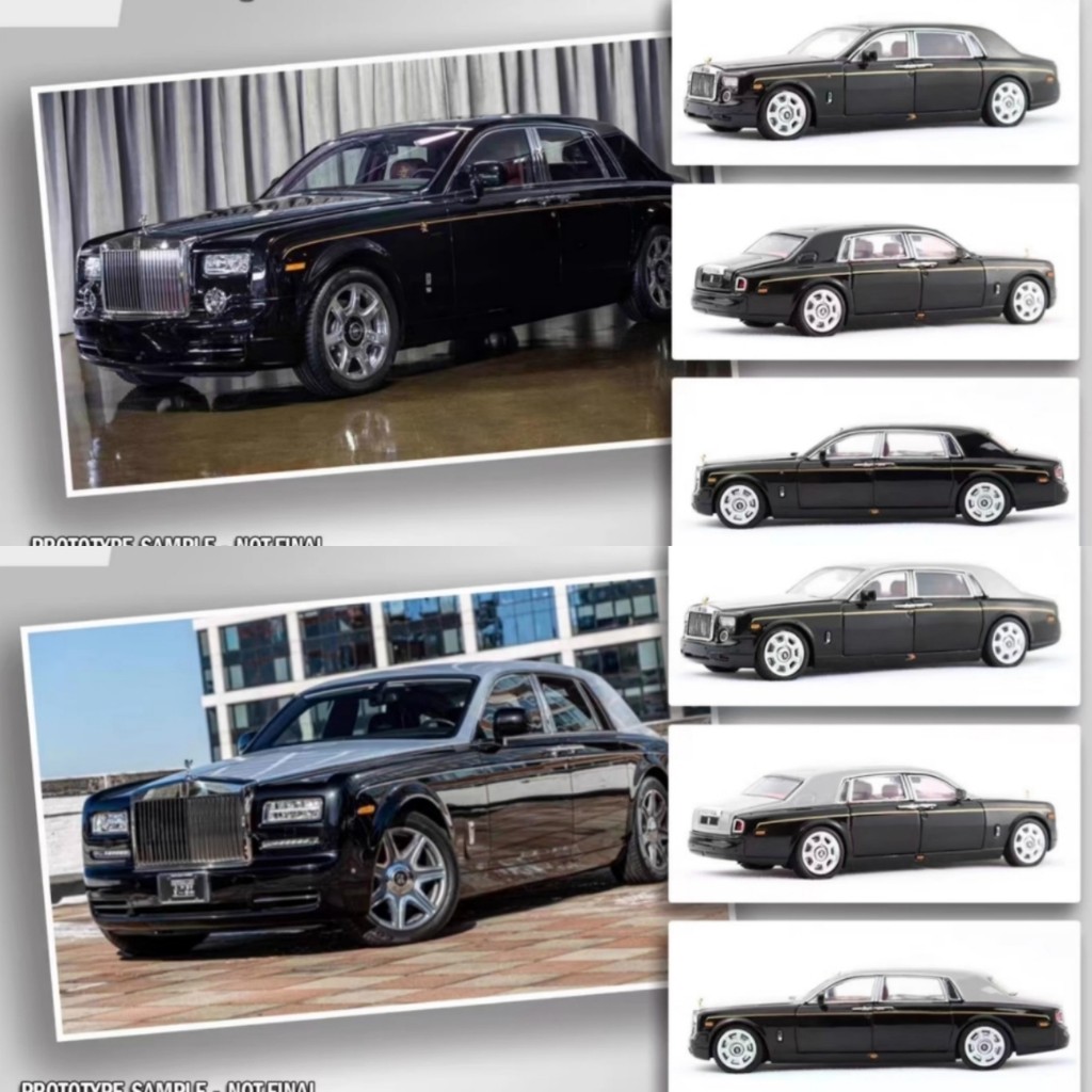 Dcm 1: 64 Rolls-Royce Phantom Phantom 7th Generation Black Silver ...