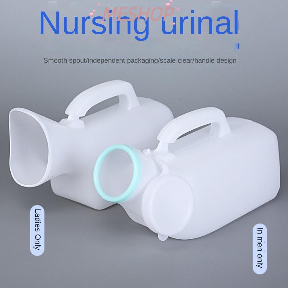 ME-BEAUTY Men's Urinal, with Lid Thick Night Pot, Portable Plastic ...