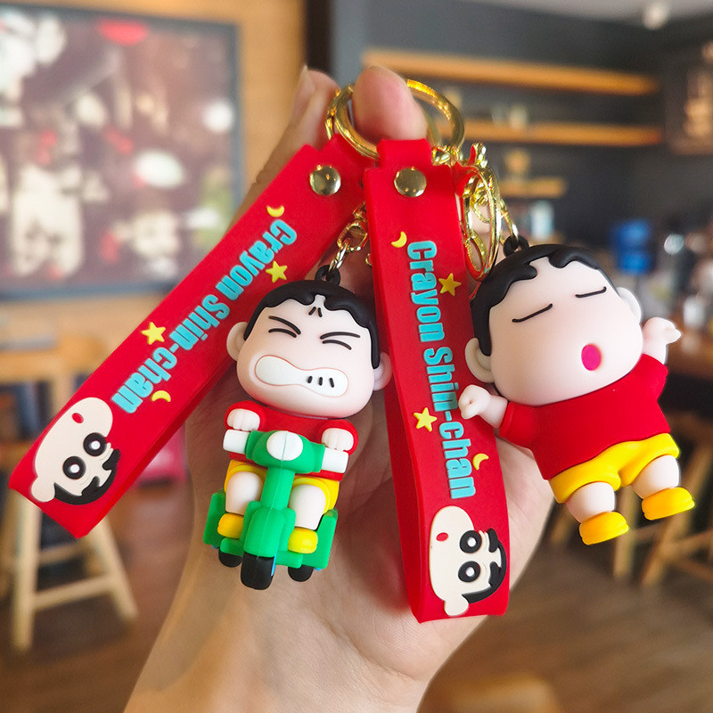 New Crayon Shin-Chan Keychain Cartoon Key Chain Pendant Accessories ...