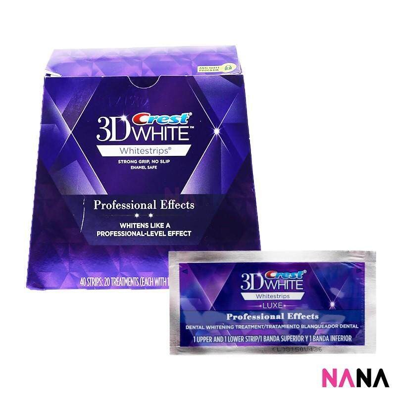 Crest 3D White Professional Effects Whitestrips (40 Strips/ 20 ...