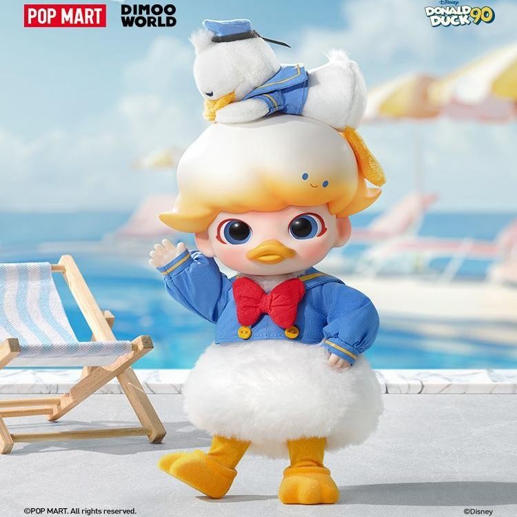 Popmart POPMART dimoo Donald Duck 1/8 Action Figure/Daisy BJD Doll ...