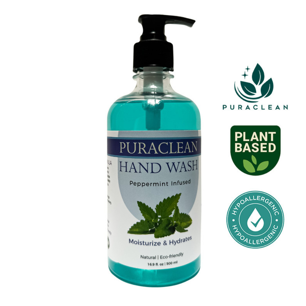 PURACLEAN Peppermint Essential Oil Hand Wash 500ml - Suitable for ...