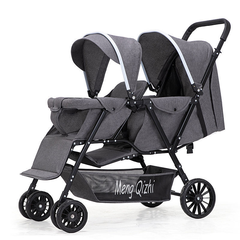 Twins Twin Baby Stroller Front Rear Seat Can Sit Lightly Out Foldable ...