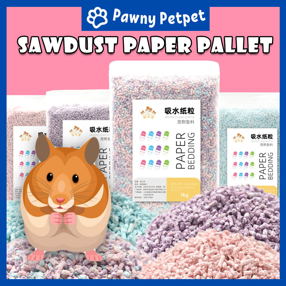 Pawny Natural Paper Pallet Sawdust Non toxic Hamster Rainbow Pellets ...