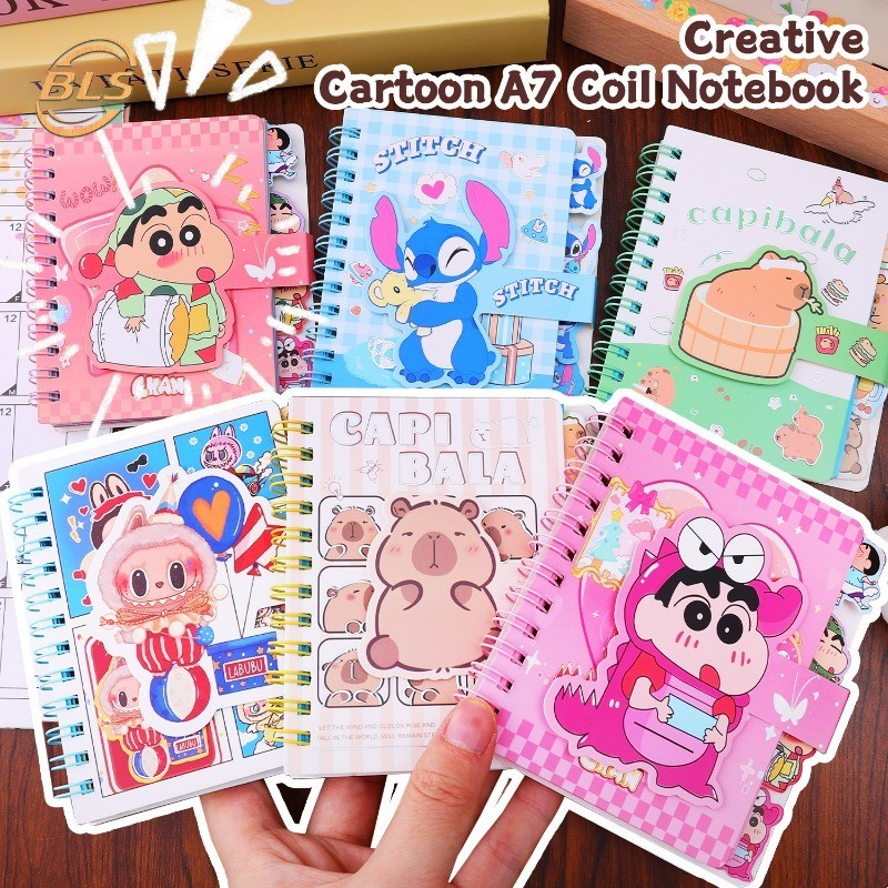 Cute Anime Doll A7 Loose-Leaf Notebook - Cute Capybara Coil Book ...
