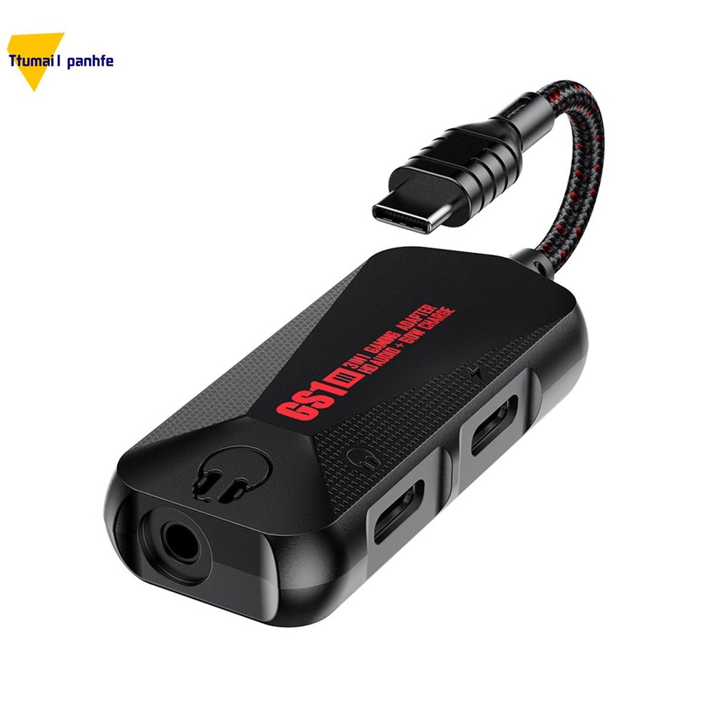 3 in 1 Game Phone Sound Card Hi-Res Sound Quality Type C to 3.5mm ...