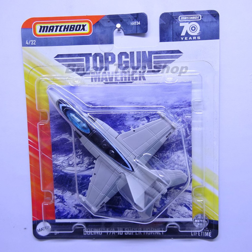 Matchbox Sky Busters 70 Years Maverick Boeing F/A-18 Super Hornet ...