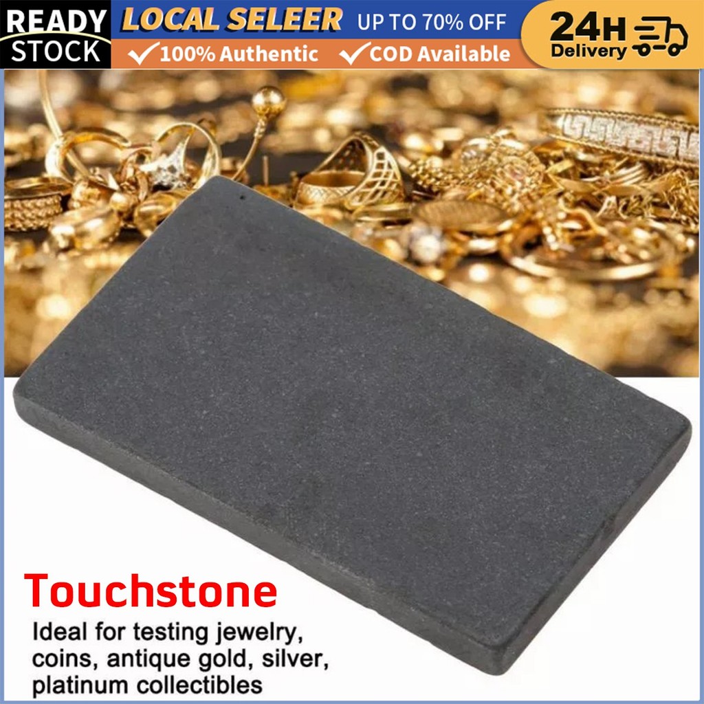 Gold Testing Stone 75*40*6MM Detect Precious Metals Practical Jewelry ...