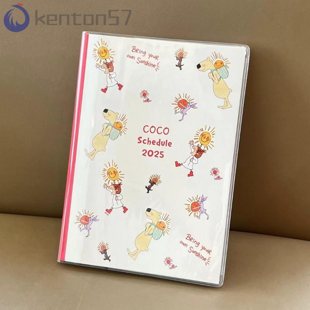 KENTON Cartoon Coco Schedule Book, With Index Tags Coil 365 Days ...