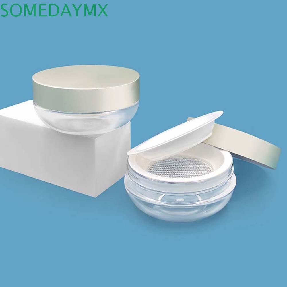SOMEDAYMX Loose Powder Jar, Capacity 30g Plastic Cosmetics Container ...