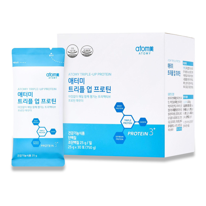 #100%ORIGINAL ATOMY TRIPLE-UP PROTEIN(25g X 30packets) | Shopee Malaysia