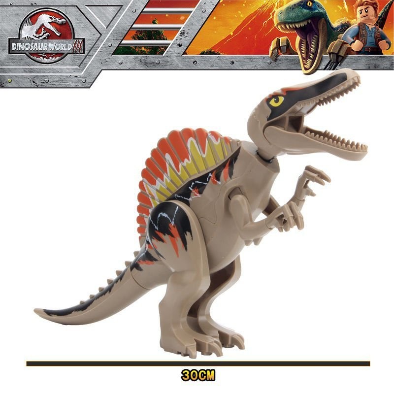 Lego Dinosaur Figure 28*17CM Jurassic World Big Dinosaur Tyrannosaurus ...
