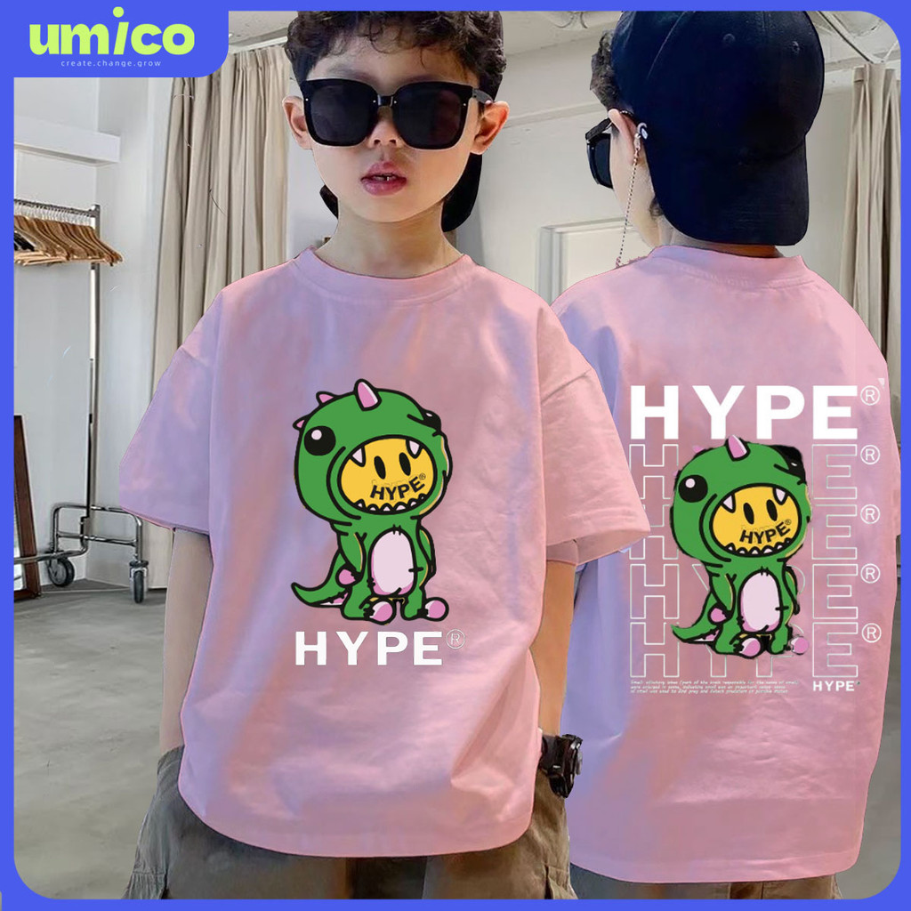 UMICO cool baju budak tshirt dengan cetakan dinosaur yang menyeronokkan ...