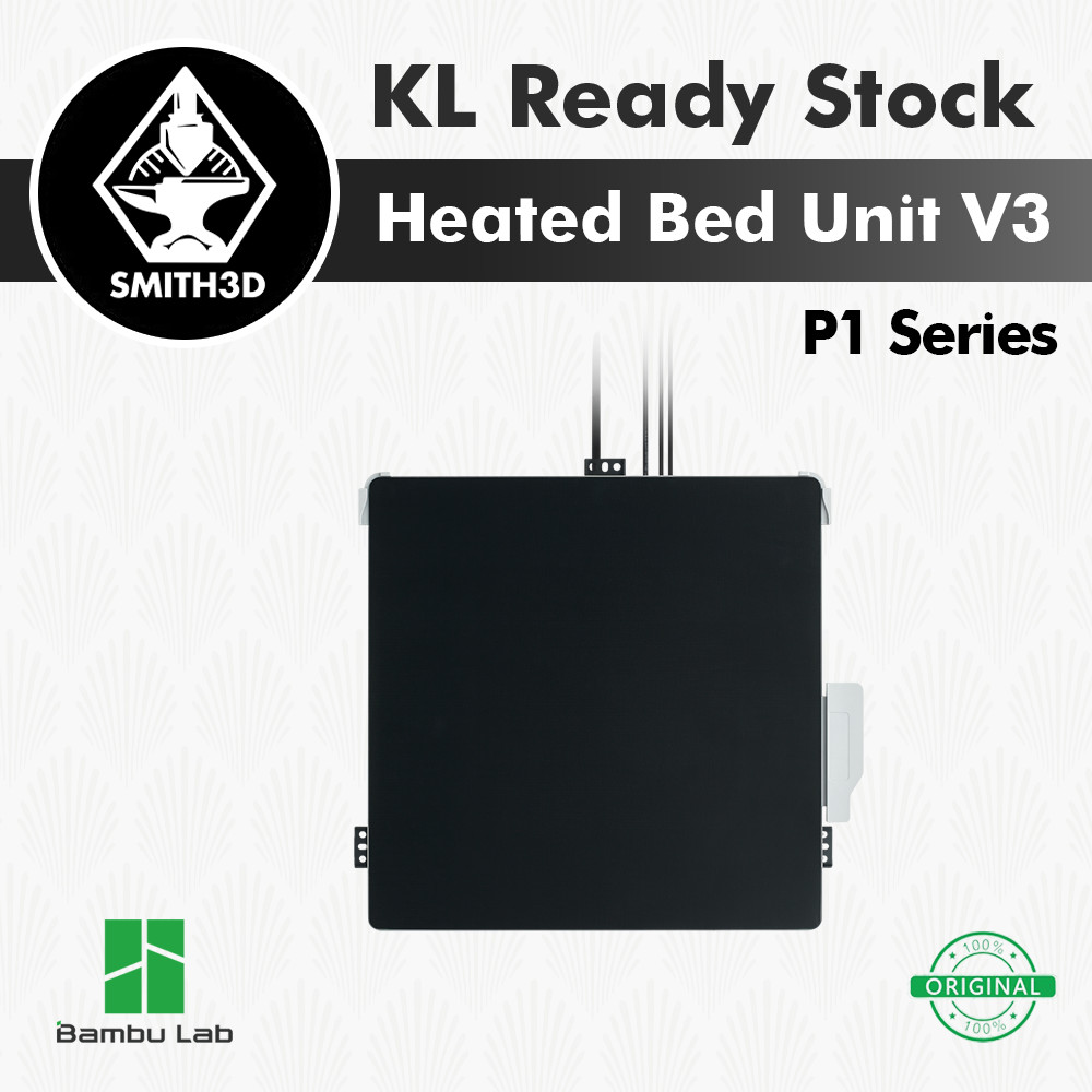 Bambu Lab P1 Heated Bed Unit V3, P1 Heat Bed Replacement for P1S / P1P ...
