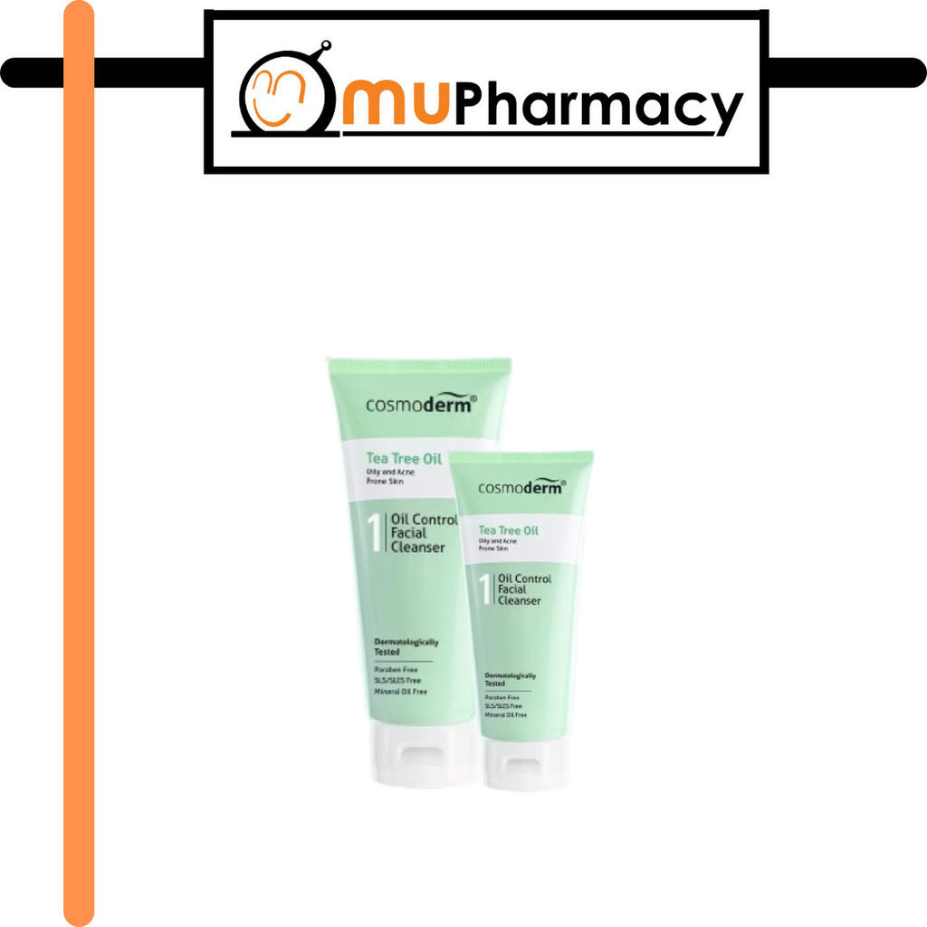 Cosmoderm Tea Tree Oil Oil Control Facial Cleanser 125 ML | Shopee Malaysia