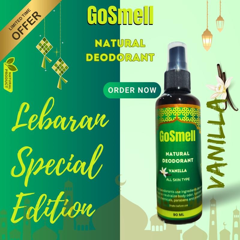 Spray Deodoran Semula Jadi GOSMELL Untuk Hilang Bau Ketiak Badan dan ...