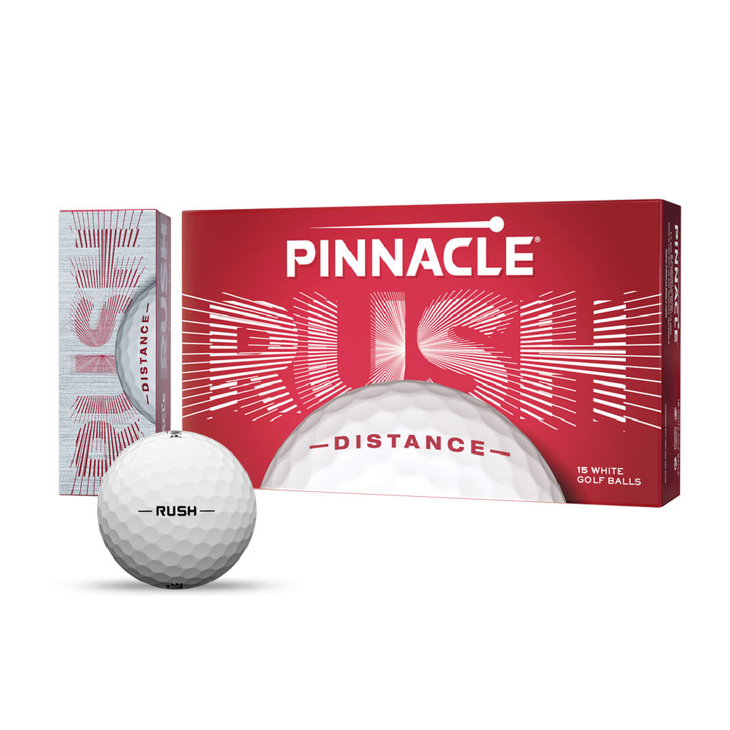 Pinnacle - Golf Ball - Rush Distance (15pcs Ball Pack) | Shopee Malaysia