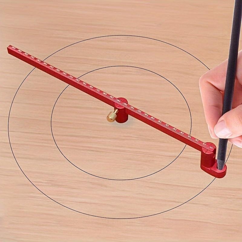 Woodworking Compass Scriber, Adjustable Circular Drawing Ruler ...