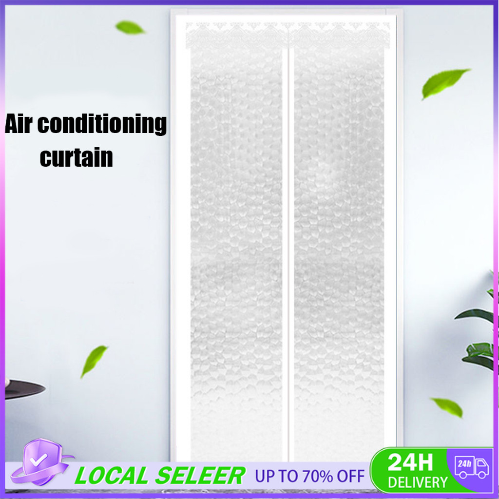 Air cond door curtain PVC Waterproof Magnetic Door Curtain air cond ...
