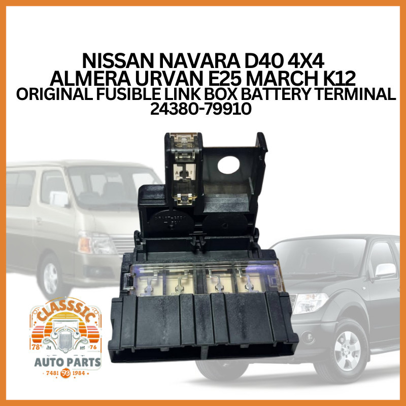 NISSAN NAVARA D40 4X4 ALMERA URVAN E25 MARCH K12 ORIGINAL FUSIBLE LINK ...