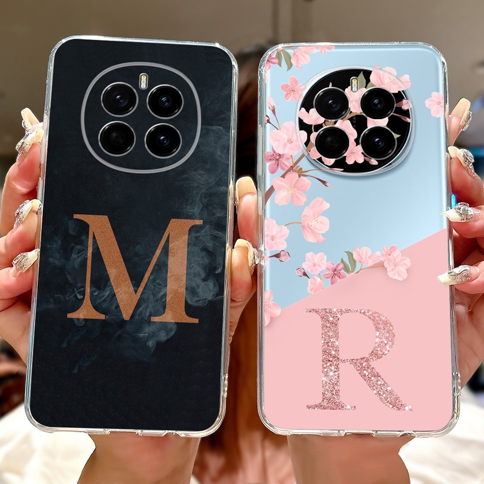 Honor Magic7 Pro Magic7 Cute Flower Initial Letter Phone Case Honor ...
