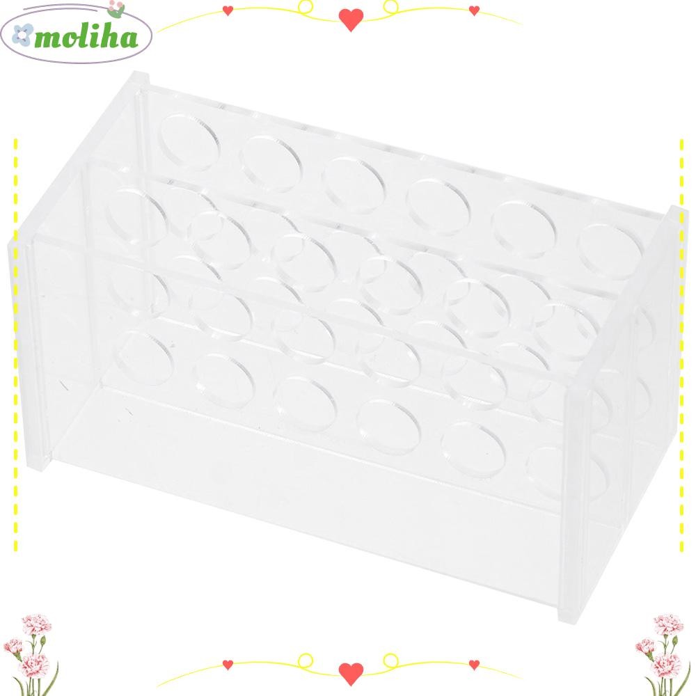 MOLIHA Test Tube Rack Holder, 17mm Lab Stand, Durable 10ml,15ml Acrylic ...