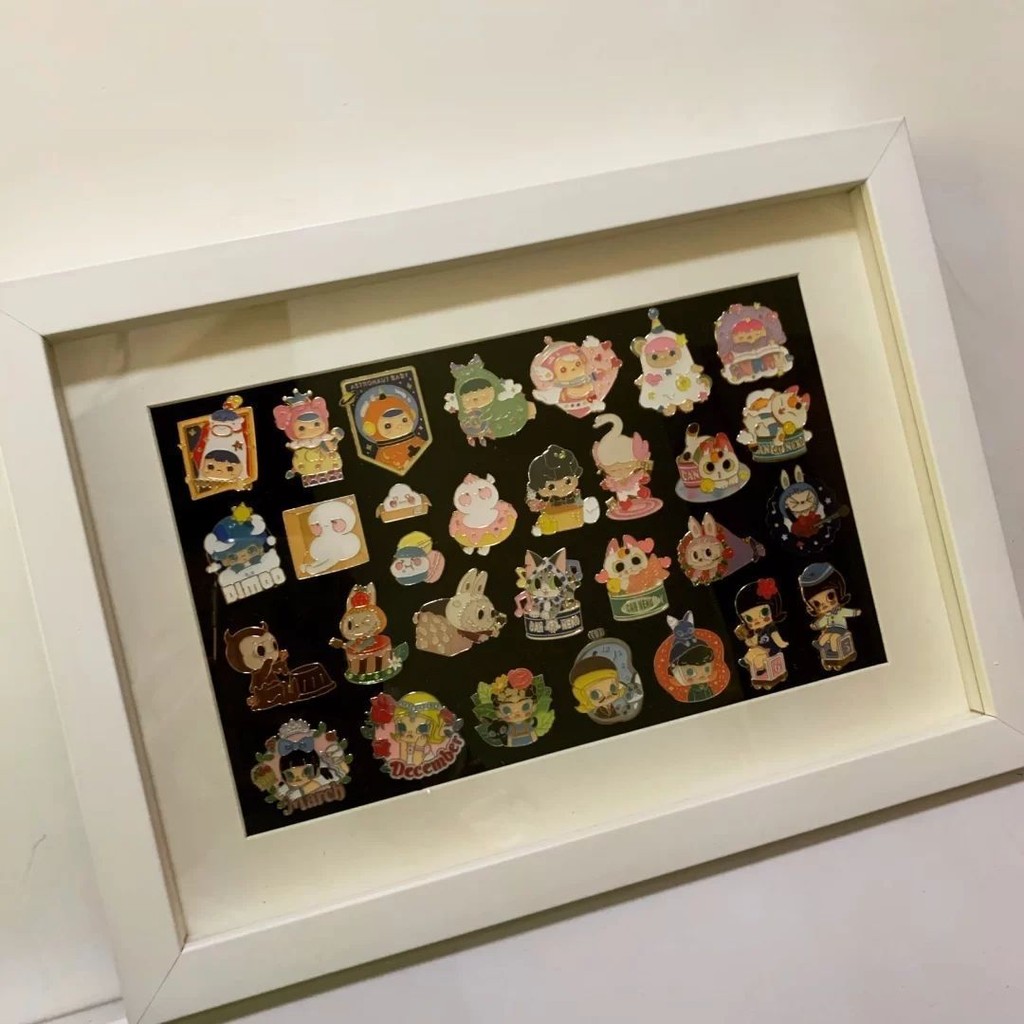 Badge Popmart Commemorative Badge Display Frame Medal Storage Pendulum ...