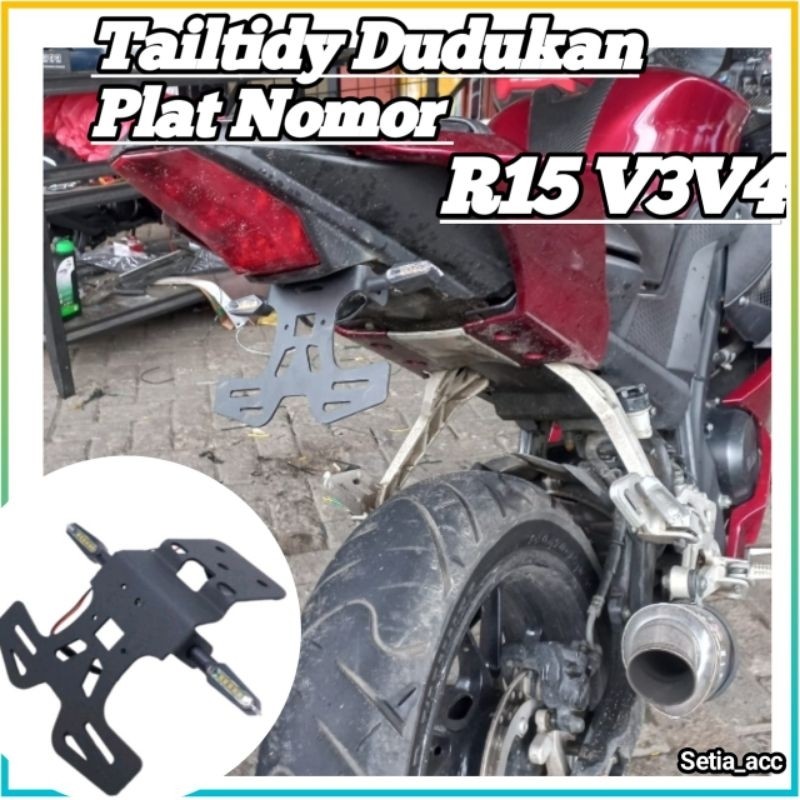 Tailtidy Tail Tidy Rear Number Plate Holder R15 V3 R15 V4 Iron Rear ...