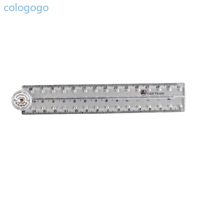 COLO Clear Acrylics Rulers Folding Ruler Straight Rulers Measuring ...