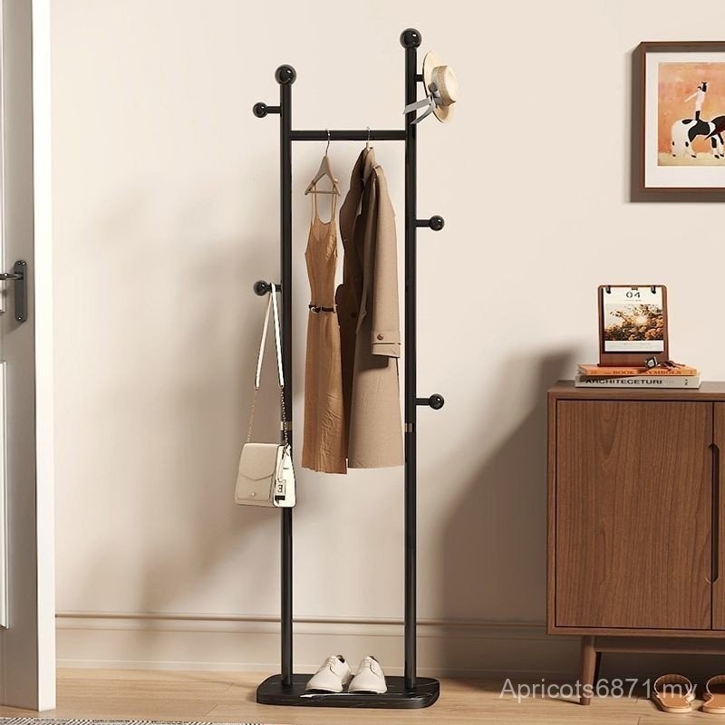 Hanger Floor Vertical Clothes Rack Bedroom Living Room Coat Hat Rack ...