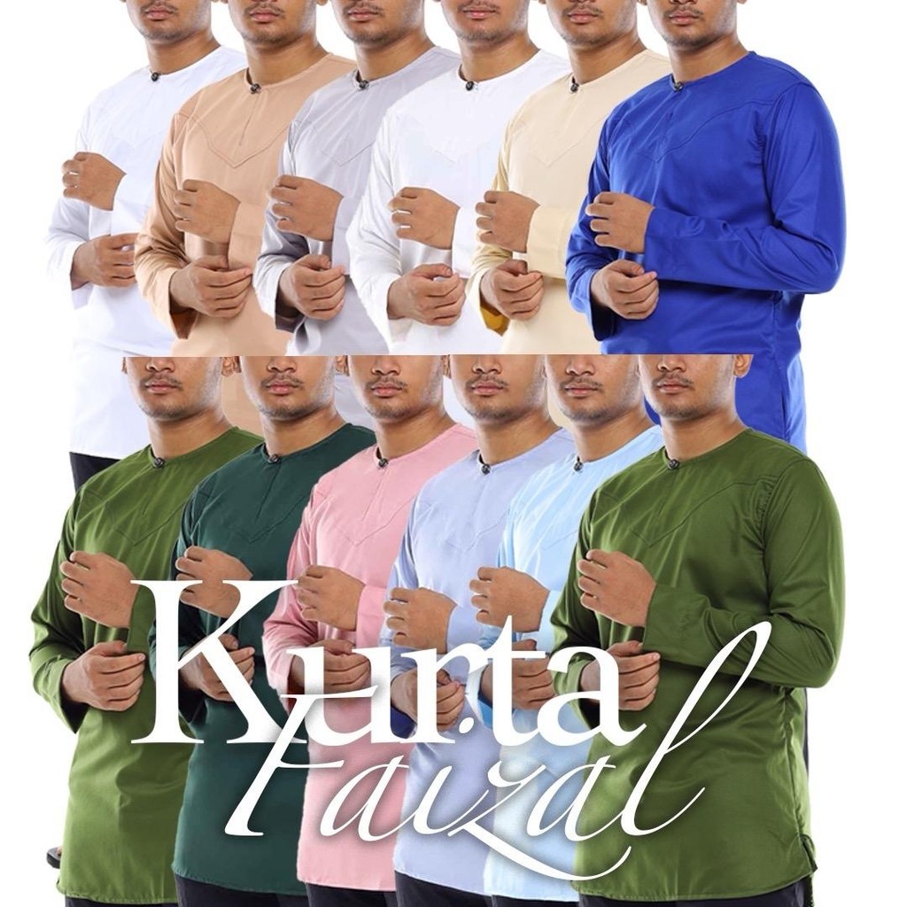 JAKEL Kurta Faizal Moden Fit Teluk Belanga | Shopee Malaysia