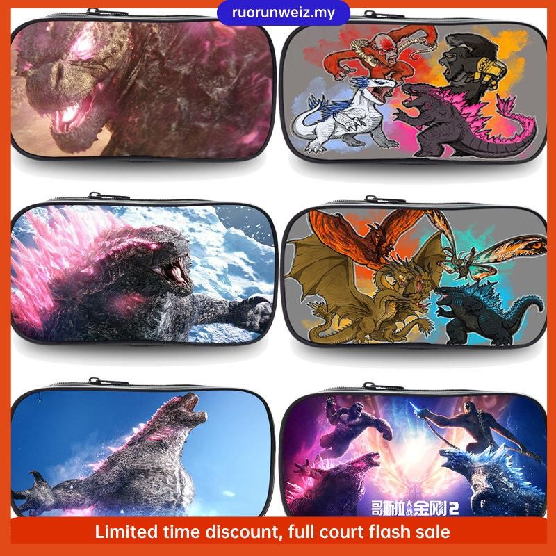 Godzilla x Kong pencil case Godzilla vs. King Kong 2 Pencase | Shopee ...