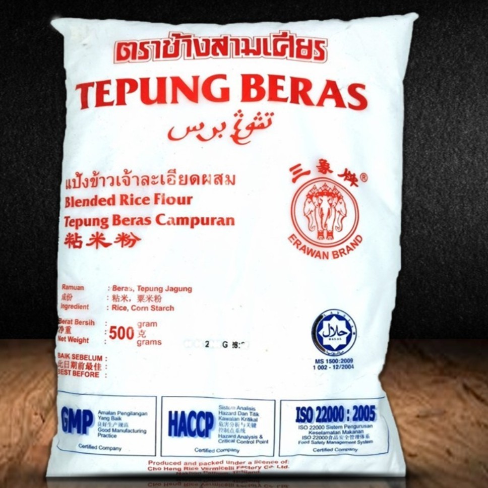 Tepung Beras Cap Teratai/Cap Tiga gajah | Blended Rice Flour | 荷花 ...